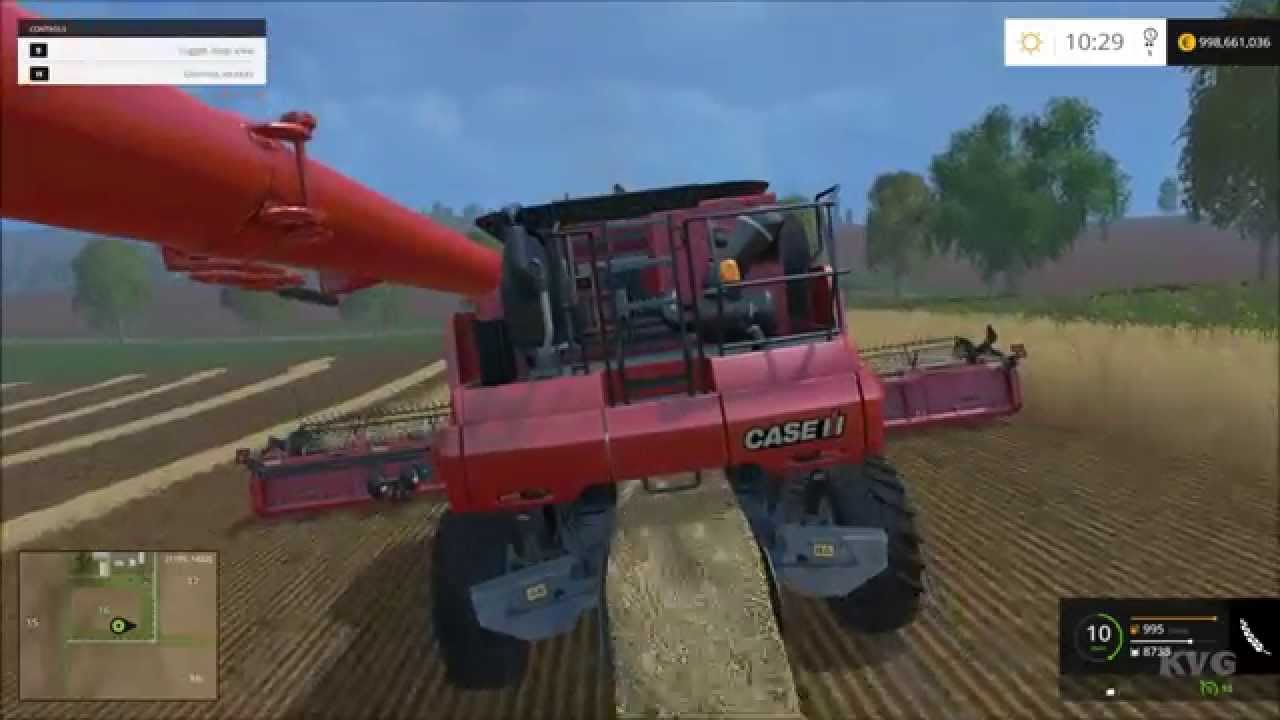 Farming Simulator 15 - Case IH Axial-Flow 9230 Harvester Gameplay (PC ...