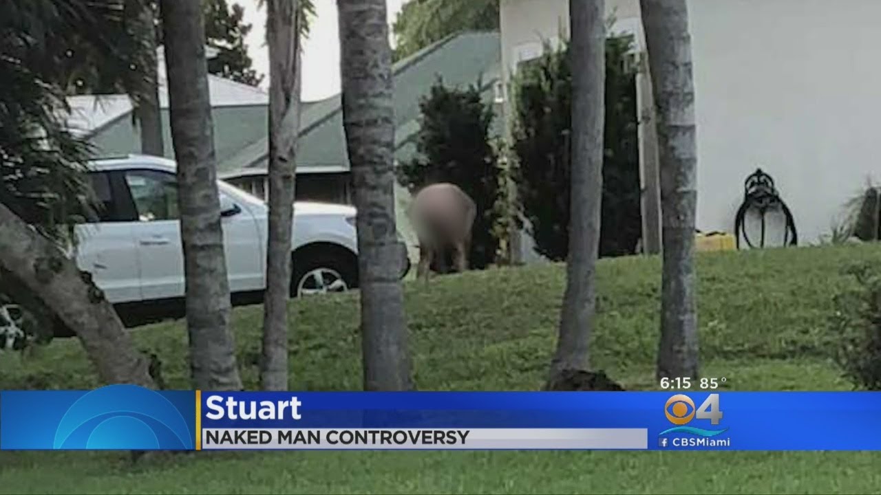 Neighbors Angry At Neighbor For Doing Yard Work In The Buff - YouTube
