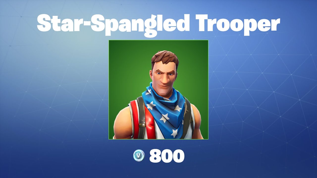 Star-Spangled Trooper | Fortnite Outfit/Skin - YouTube