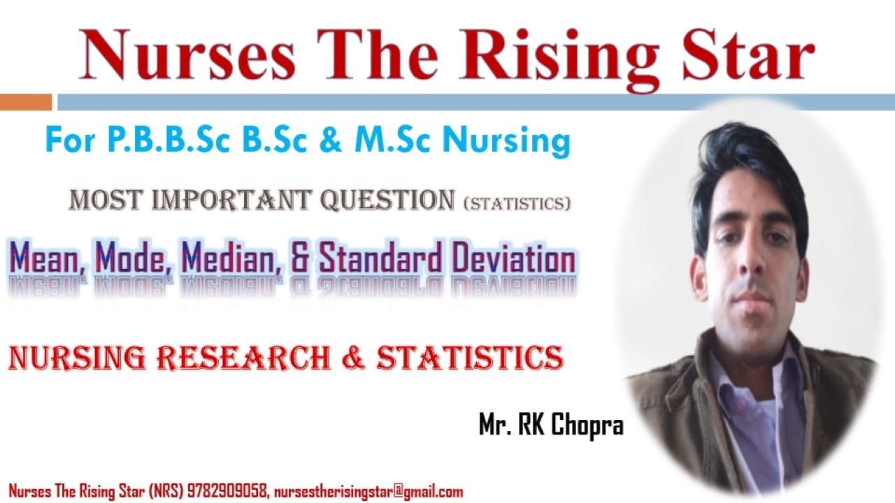 Mean, Median, Mode, & Standard Deviation //Most Important Question ...