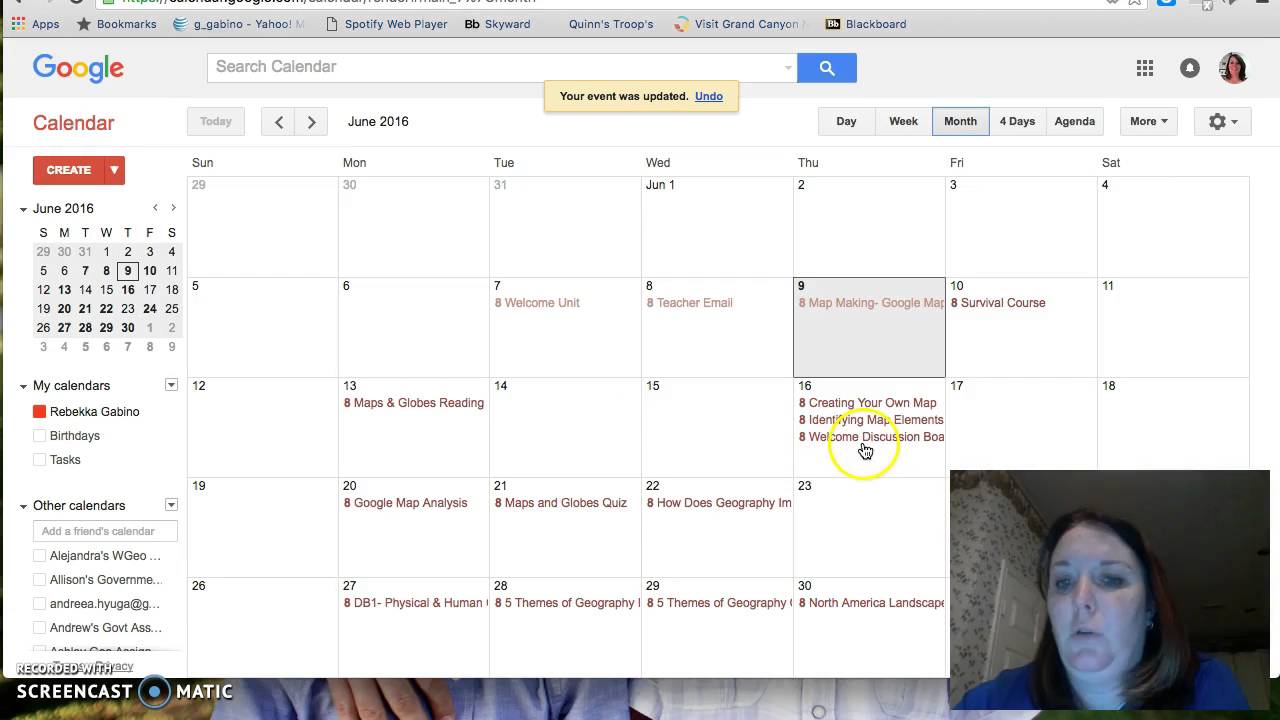 Adjusting Assignment Due Dates in Calendar - YouTube