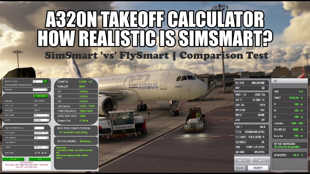 How Realistic Is SimSmart A320 Neo Performance Calculator? | FlySmart ...