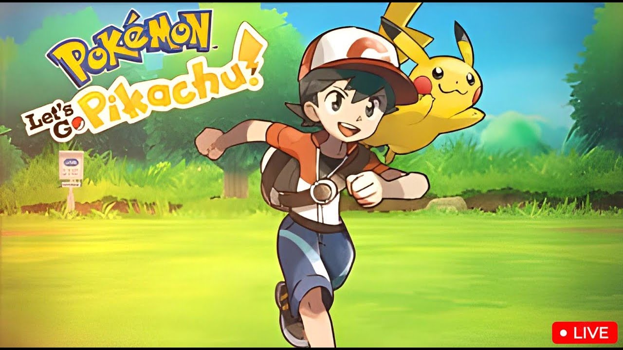 Time to Become POKEMON Trainer (Pokemon Let's Go Pikachu Live 🔴) - YouTube