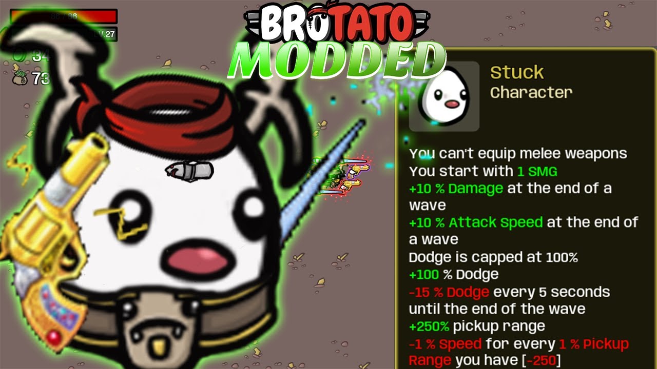 When You Literally Kill The Danger 5 Bosses In 1 Second!!.. Brotato ...