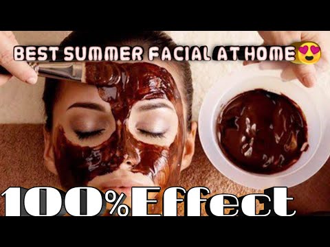 Best summer facial 😍 1 step 3 ingredients😍100%effective Best results ...