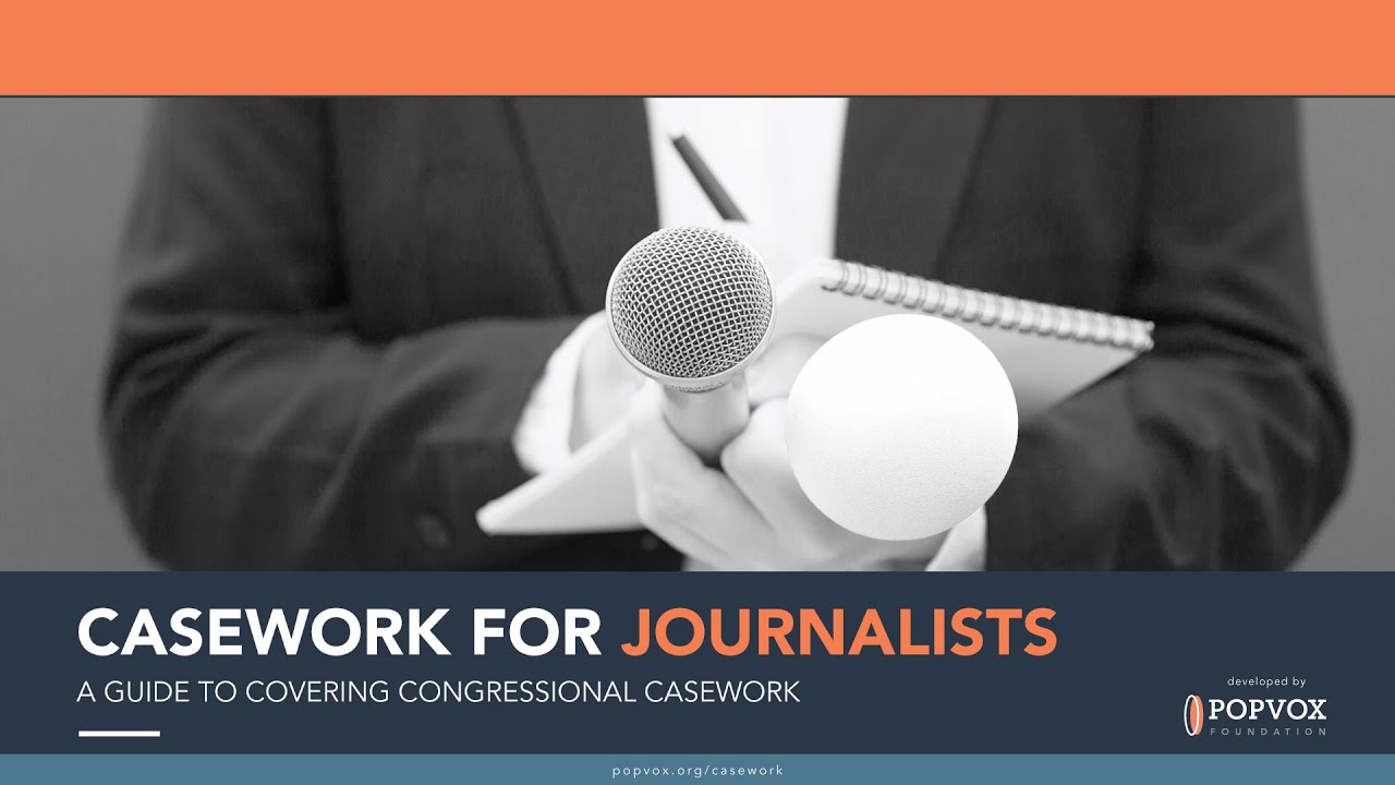 AMA for Journalists on Congressional Casework - YouTube