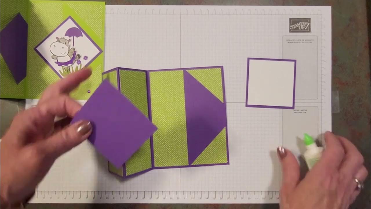 Fold Back Pop Up Card - YouTube