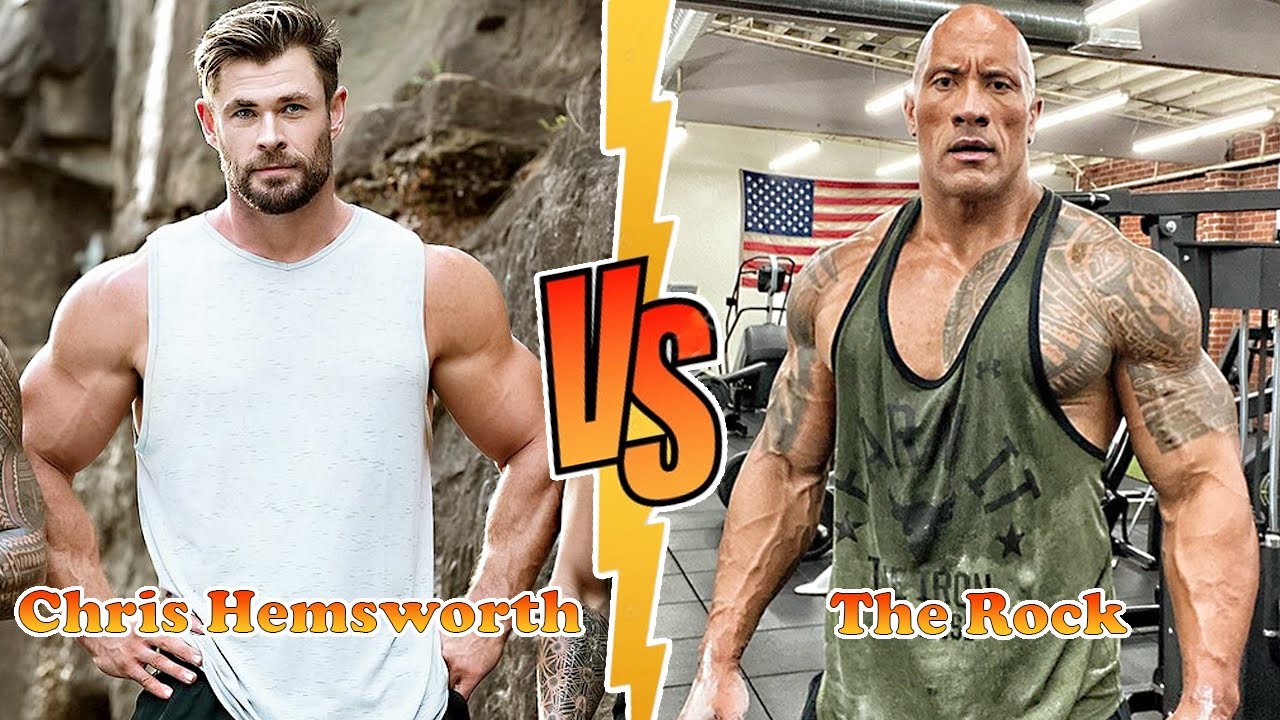 CHRIS HEMSWORTH VS THE ROCK (Dwayne Johnson) Transformation ★ From Baby ...