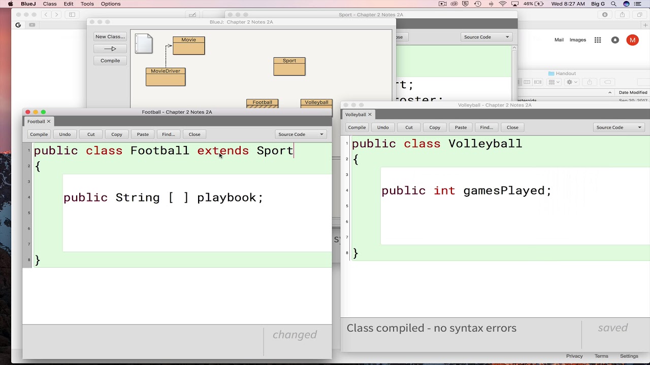 Java super class - YouTube