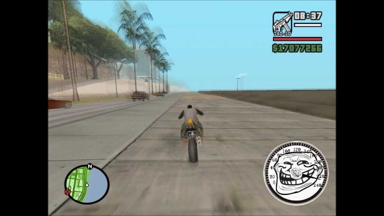 Velocimetro Troll Face [ GTA SA ] - YouTube