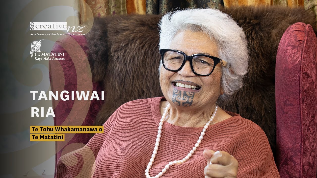 Tangiwai Ria - Te Waka Toi Awards 2021 - YouTube