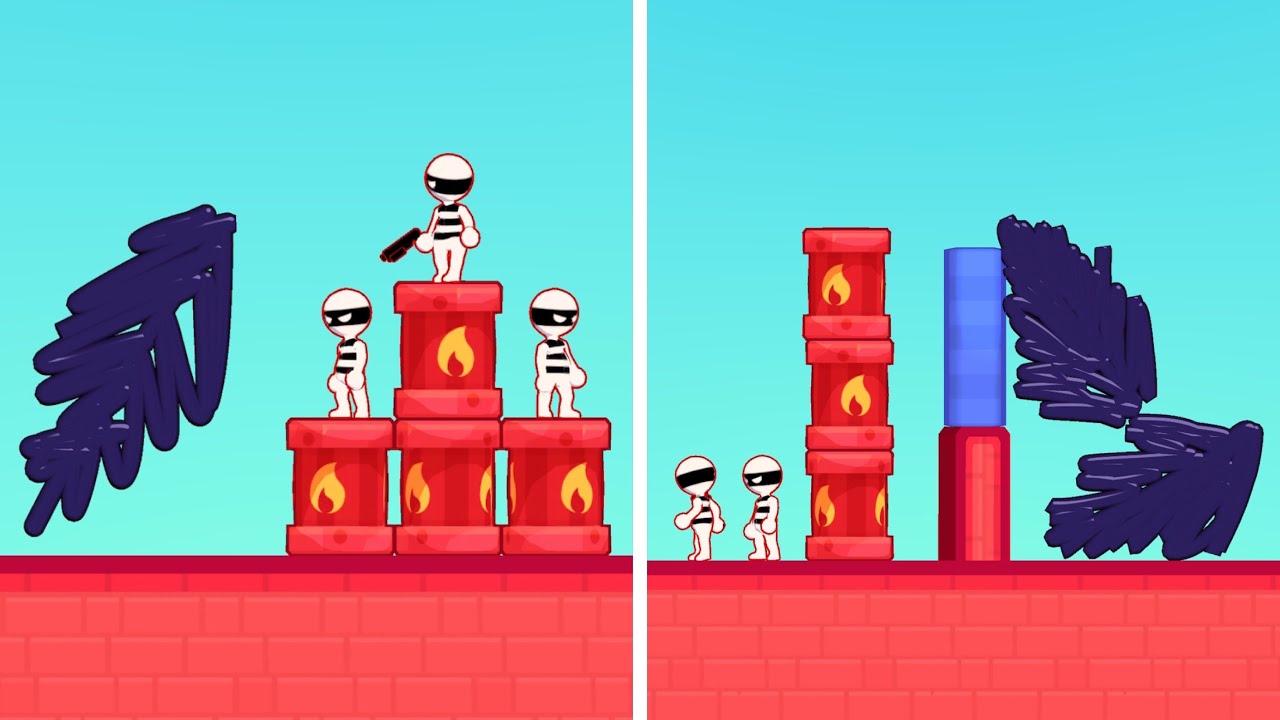 Draw Hero 3D - All Levels Gameplay Android, iOS - YouTube