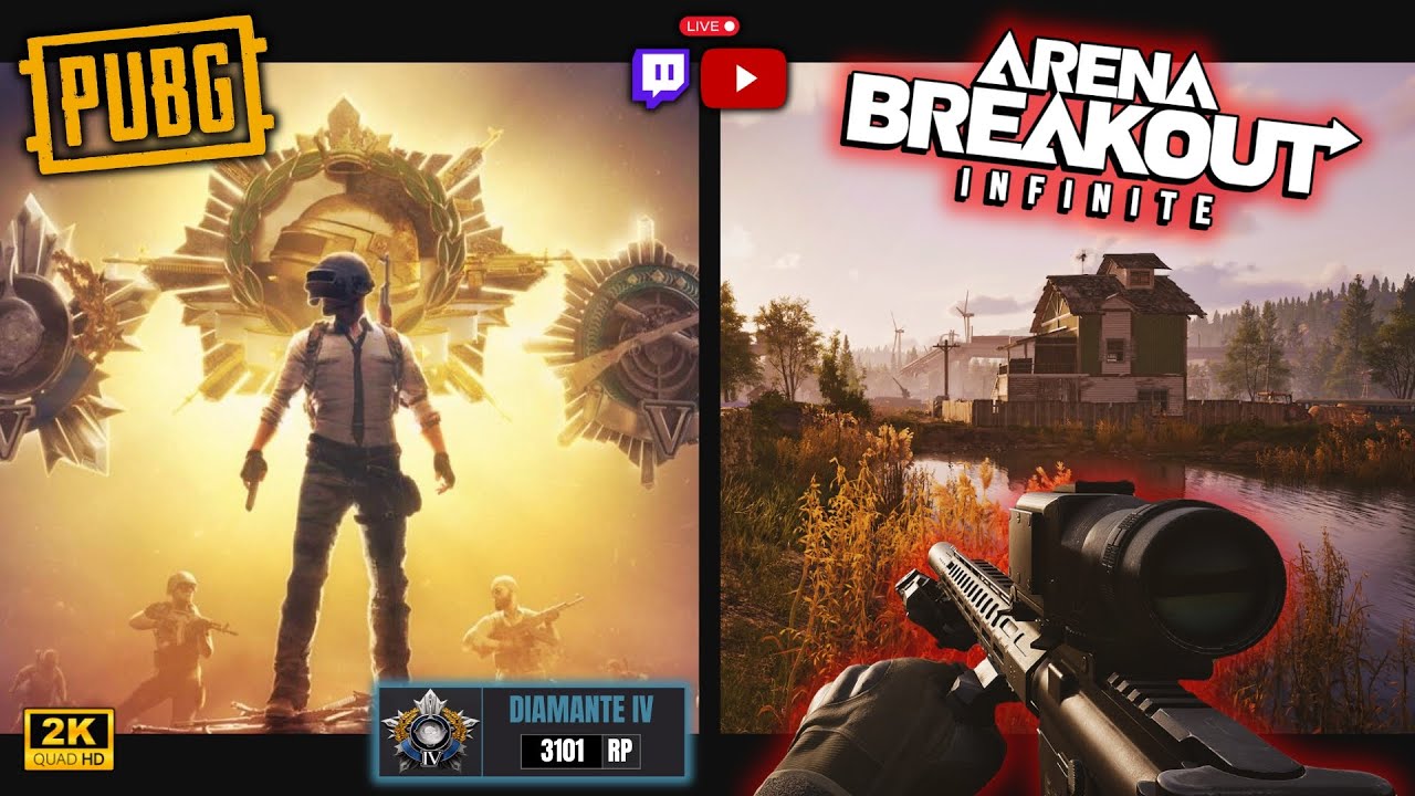 PUBG Y LUEGO ARENA BREAKOUT: INFINITE - 2506x1440p 2k RTX3080ti - YouTube