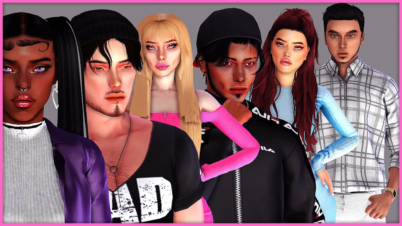 Sim Dump Tray + CC // 3 Female & 3 Male // Alpha Sim DL The Sims 4 CAS ...