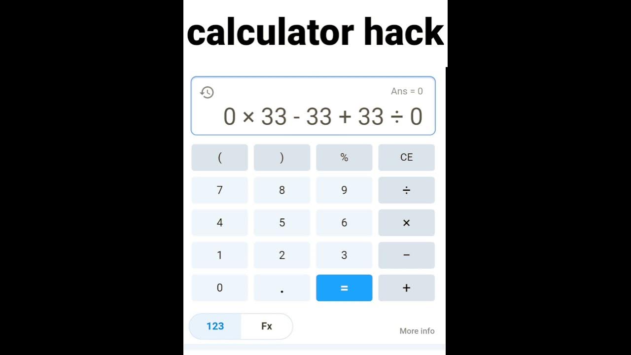 calculator hack to get infinity #shorts #magic #hack - YouTube