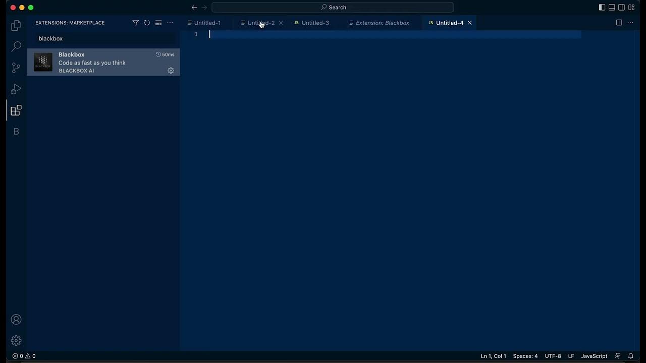 Guide to enable the Blackbox Code Search on VS Code - YouTube