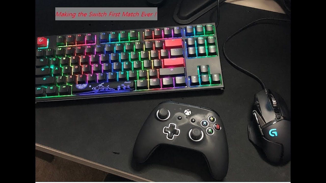 1st Match From CONTROLLER to KbM (Keyboard & Mouse) | Fortnite Switch ...