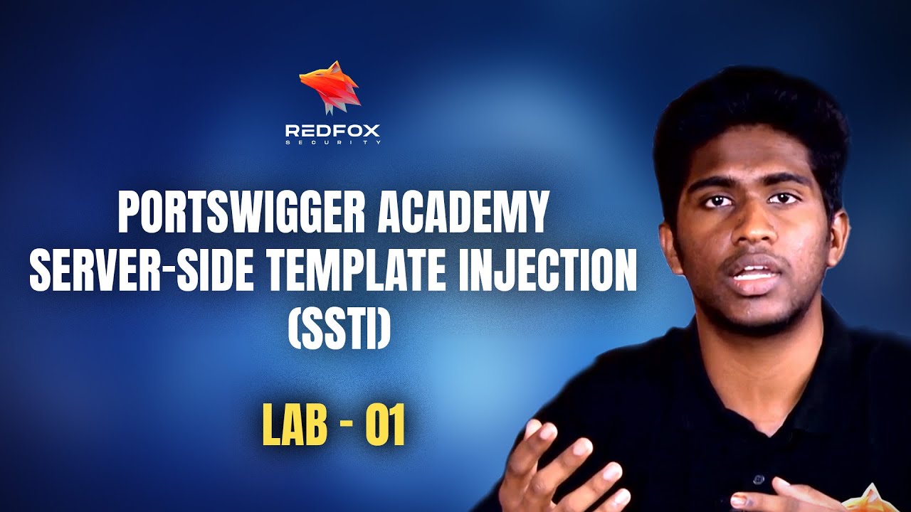 PortSwigger Academy – Server-Side Template Injection (SSTI) | Lab-01 Walkthrough - YouTube