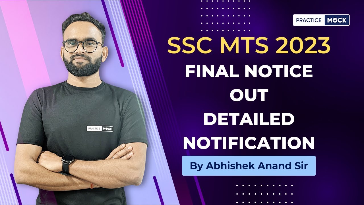 SSC MTS 2023 | SSC MTS 2023 Final Notification | SSC MTS 2023 Vacancy ...
