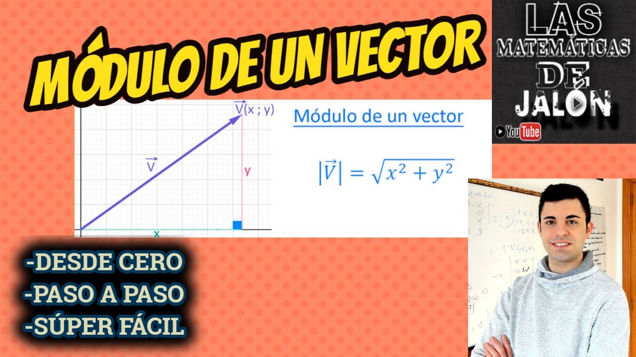 Módulo de un vector | ¿Cómo calcular el MODULO de un VECTOR? - YouTube
