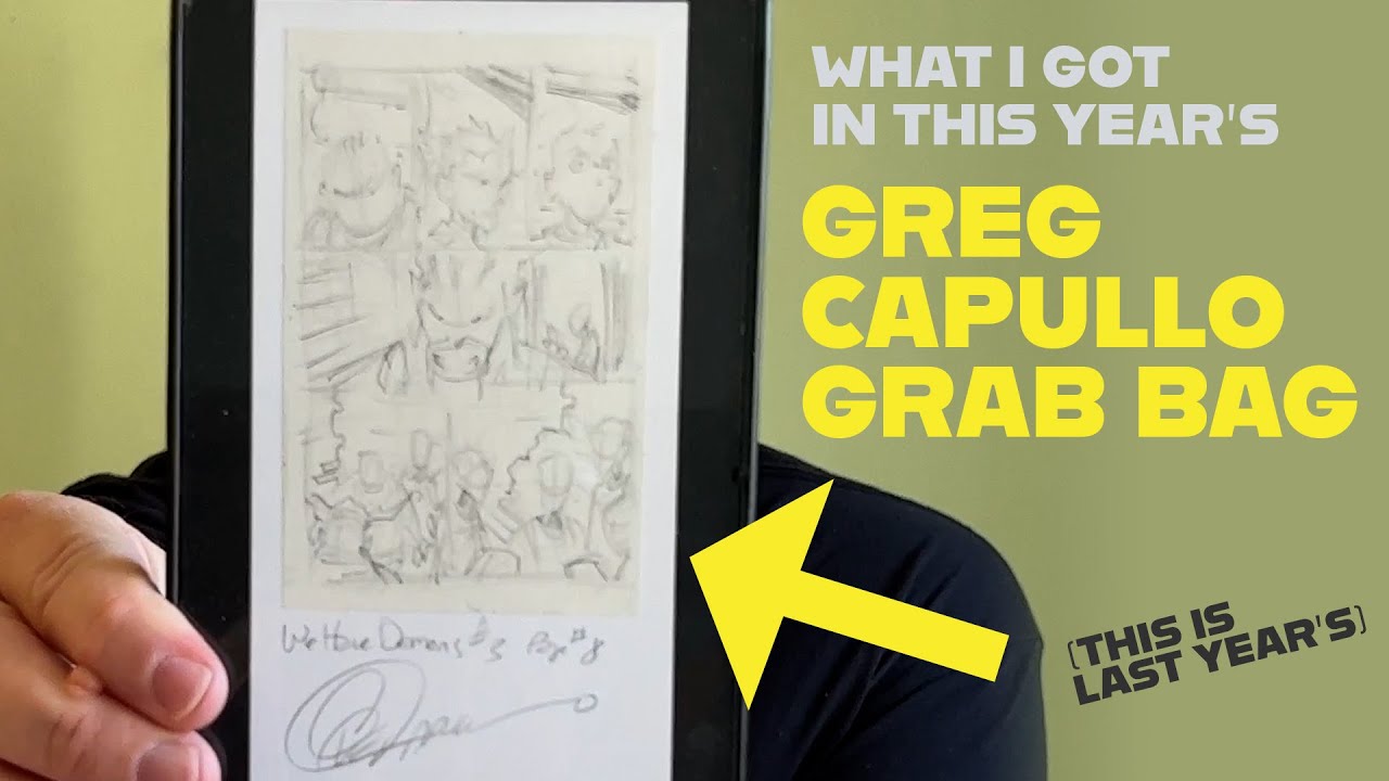 Opening a Greg Capullo December Grab Bag | Comic Book Art - YouTube
