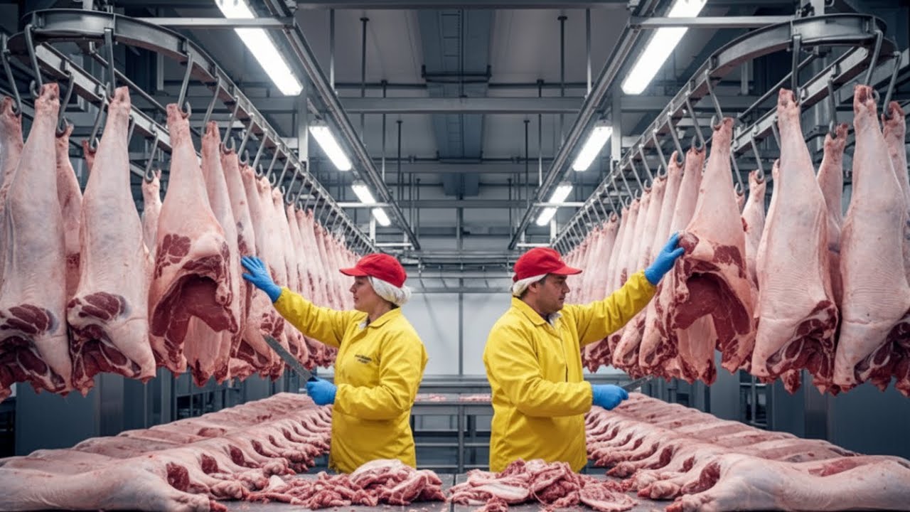Inside the Giant Pork Ham Factory (Full Process) | Secrets of the ...