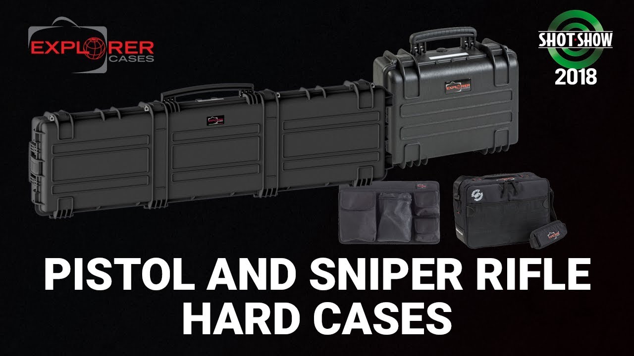 Explorer Cases Pistol and Sniper Rifle Hard Cases - SHOT Show 2018 Day ...