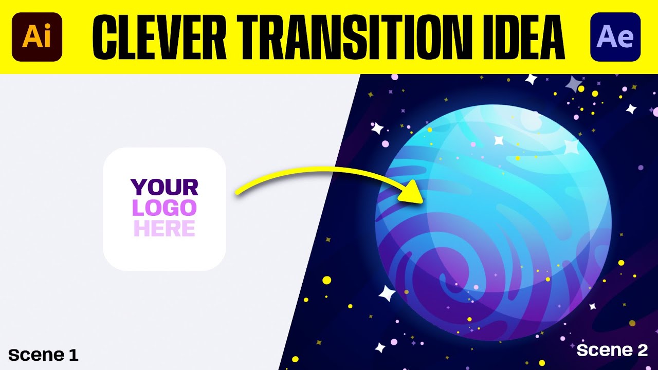 Clever Transition Idea. After Effects Tutorial - YouTube
