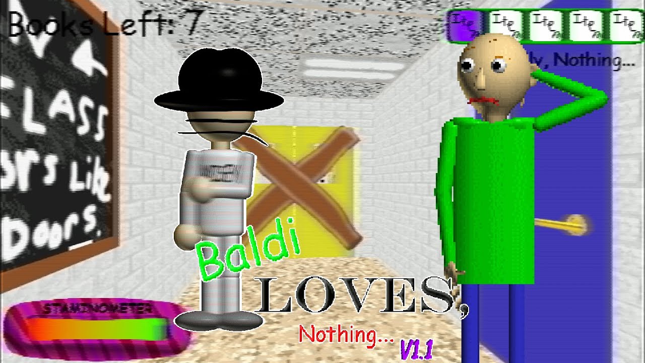 Baldi Loves...Nothing? (V1.1) - YouTube