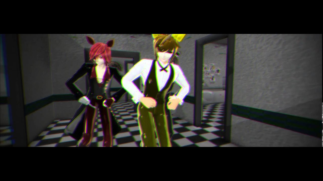 【MMD FNAF】Spooky scary endoskeletons【 Springtrap/Foxy/Freddy/Chica ...