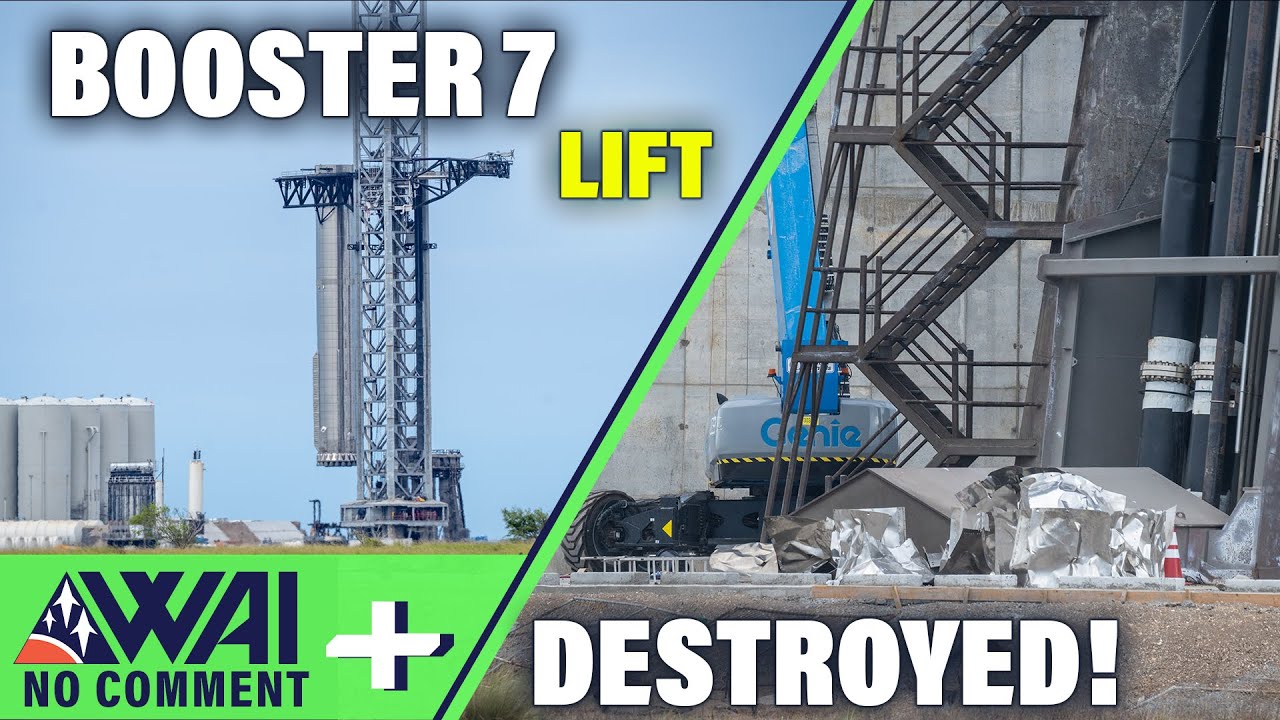 Booster 7 Lifted off the OLM! When will it Return? | WAI NC - YouTube