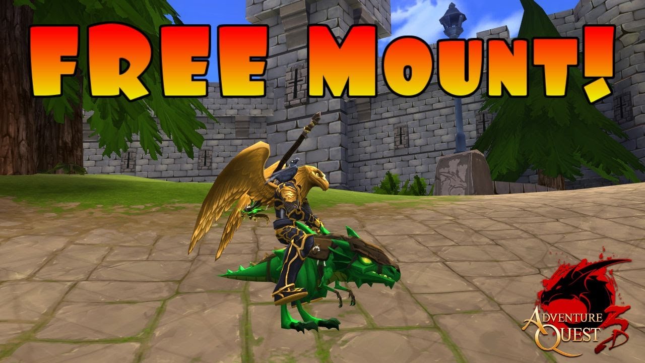 FREE Mount! More Free Holiday Gifts & MORE! AdventureQuest 3D - YouTube