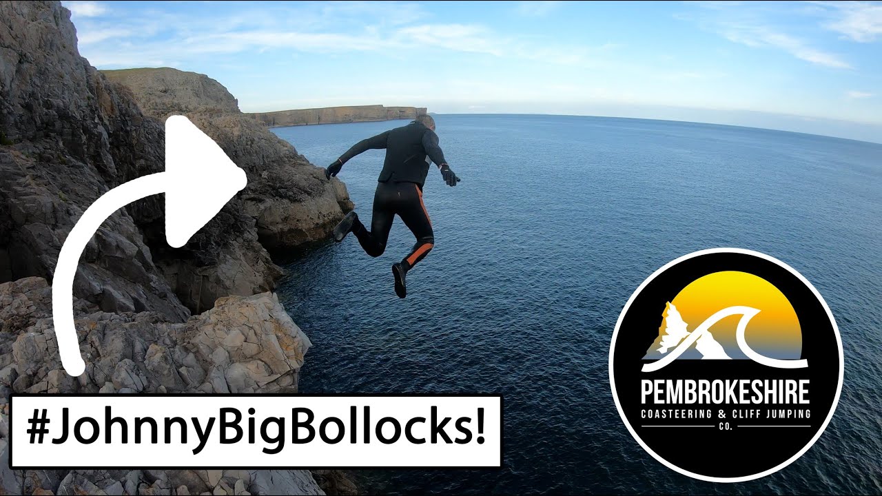 Cliff jumping with the McDonnells - Coasteering Pembrokeshire 4K ...