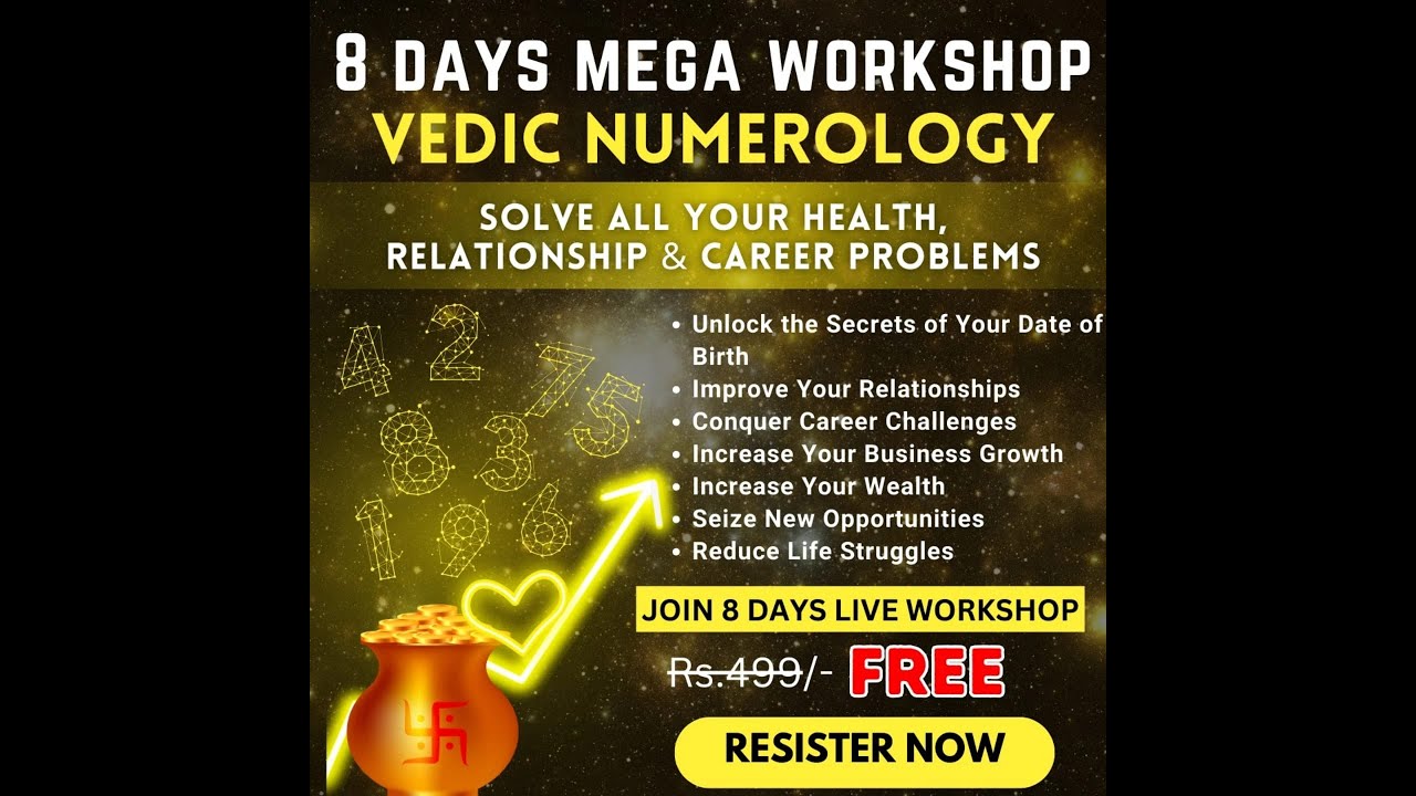 Day 1 of 8 Days of Vedic Numerology Workshop - YouTube