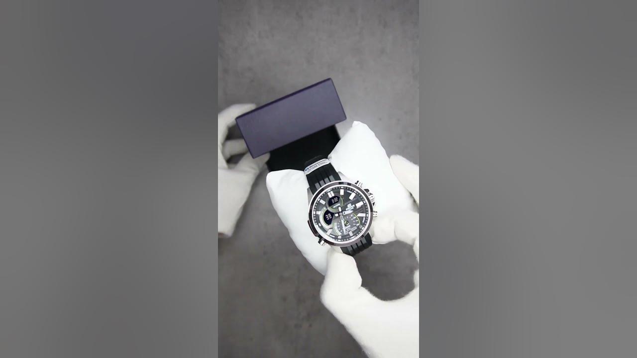 Casio EDIFICE ECB 30P 1AEF от Casiomag.bg - Unboxing - YouTube