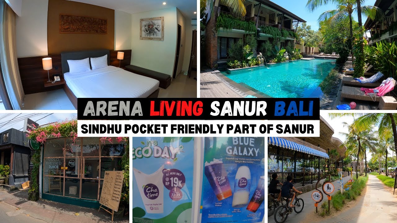 Bali Sanur Hotels Arena Living Sindhu Area Hotel Accommodation - YouTube