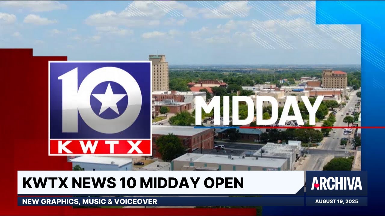 KWTX News 10 Midday Open - New Graphics, Music, & Voiceover | August 19 ...