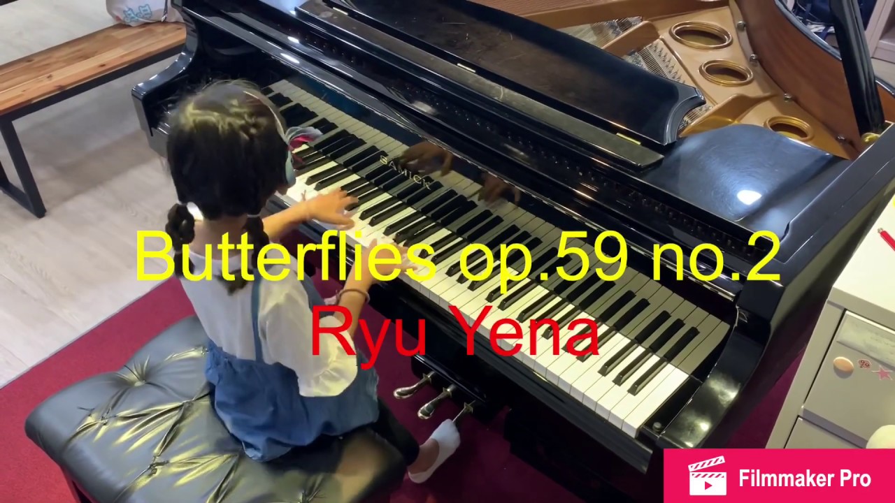 Yena Ryu (7 years old) _ butterflies op.59 no.2 by Wilhem Lege 류예나 피아노 ...