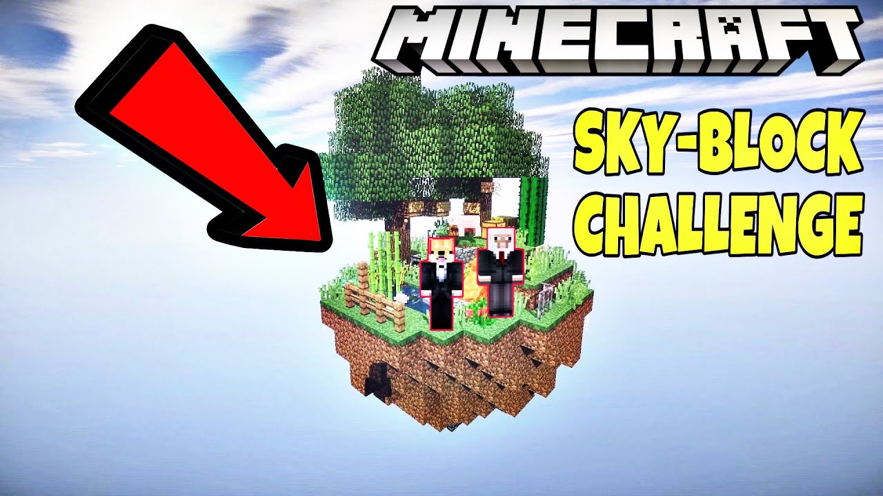 Minecraft Skyblock Challenge FT @CalamitiveJoe ! EP1: THE START - YouTube