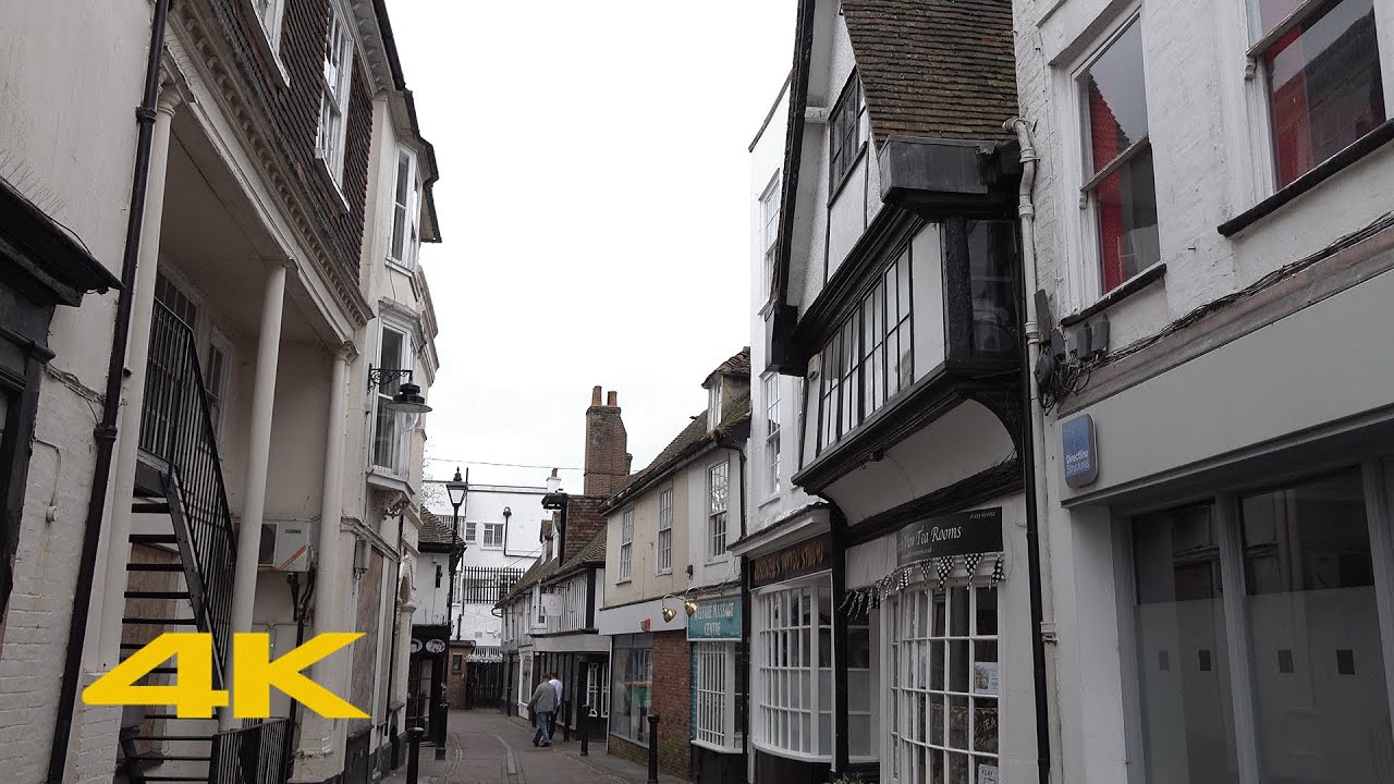 Ashford, Kent Walk: Town Centre【4K】 - YouTube