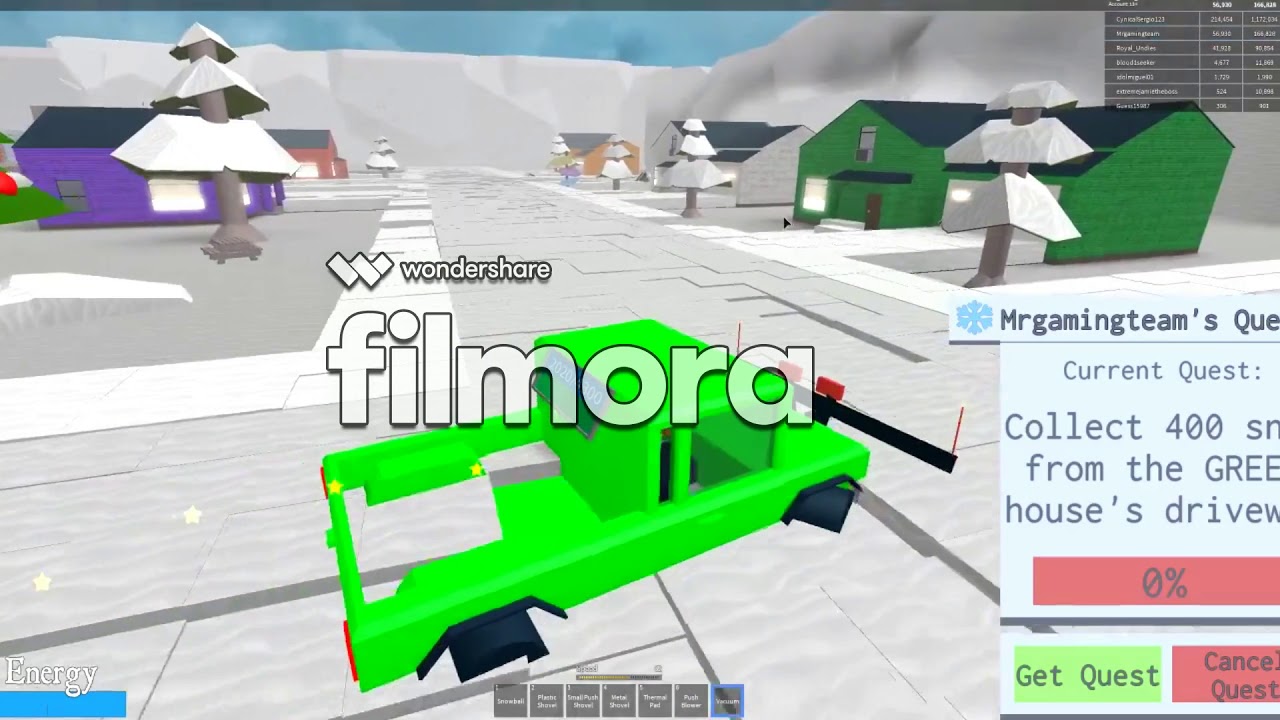 Snow Shoveling Simulator - Quests - Roblox - YouTube