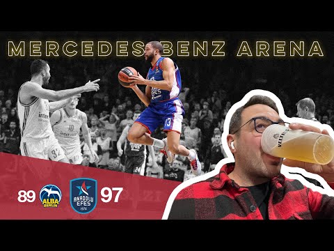 MERCEDES BENZ ARENA'DA EUROLEAGUE HEYECANI! BERLİN'DE ANADOLU EFES'İ DESTEKLEDİM