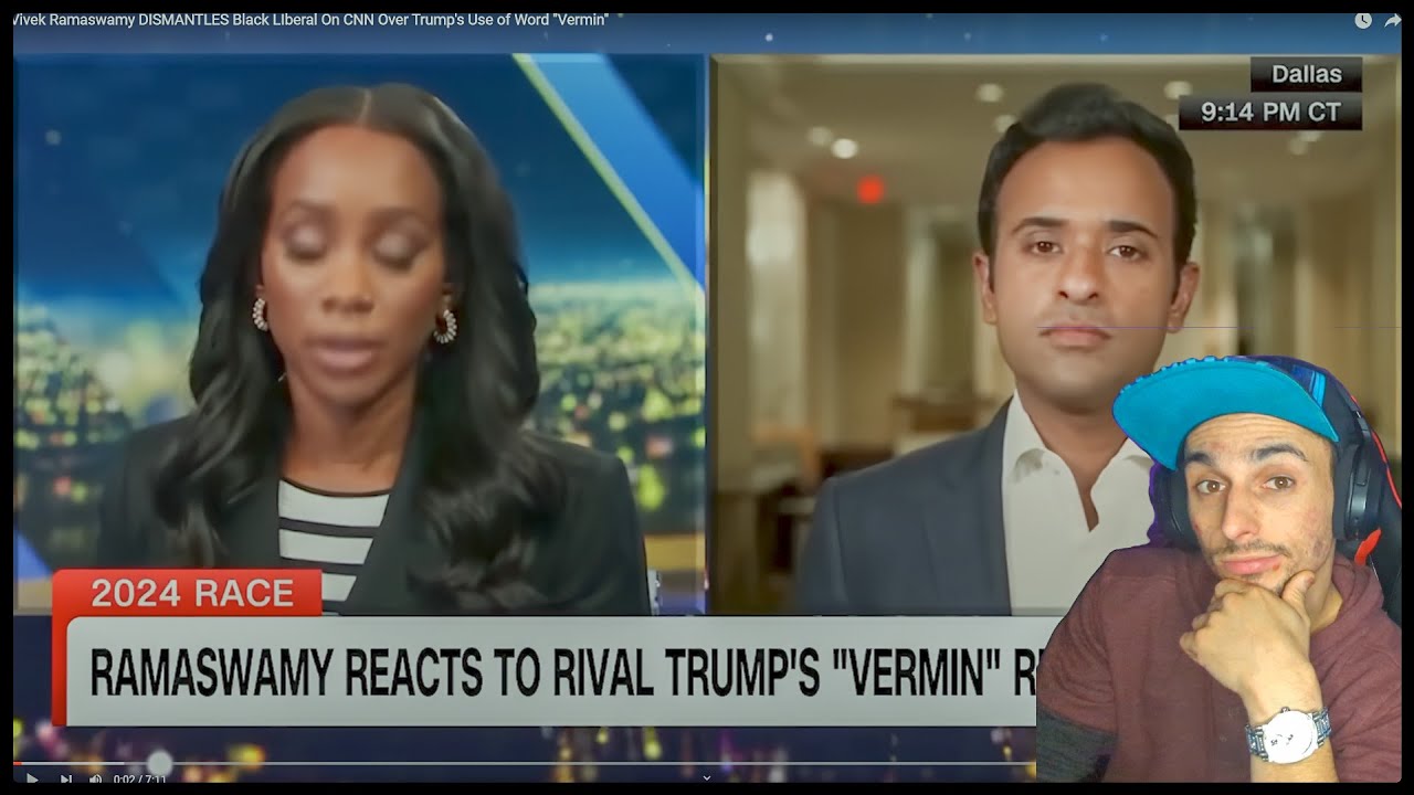 Vivek Ramaswamy Destroys CNN host over TRUMP SAYING THE WORD "VERMIN ...