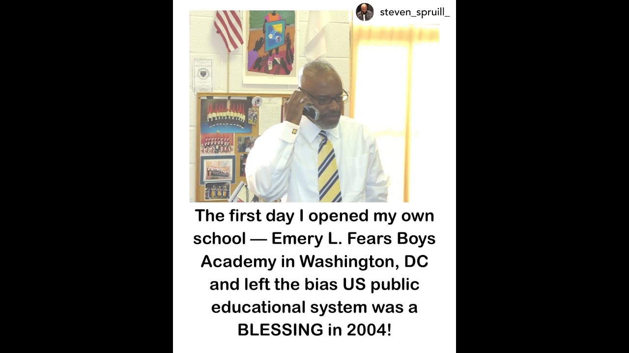 Live with Steven Spruill, Founder of the Emery L. Fears Boys Academy ...