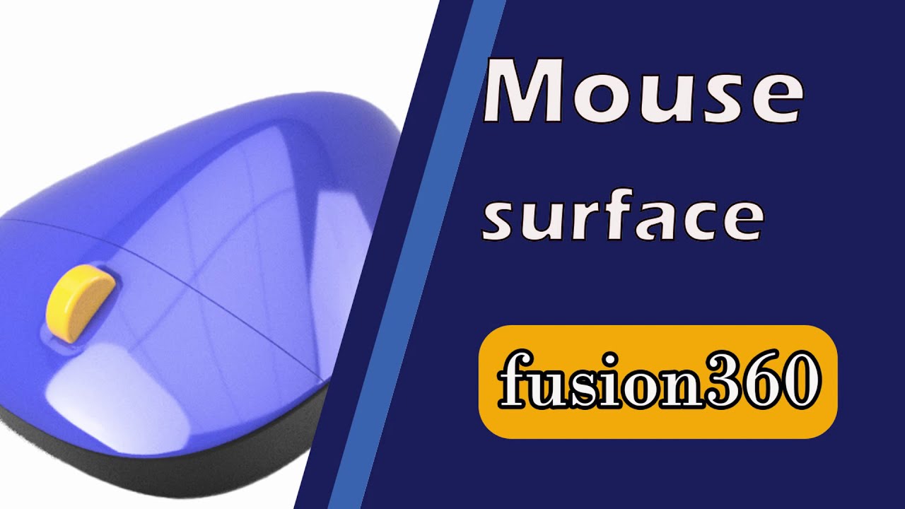 mouse tutorial Fusion 360 surface [Beginner] - YouTube