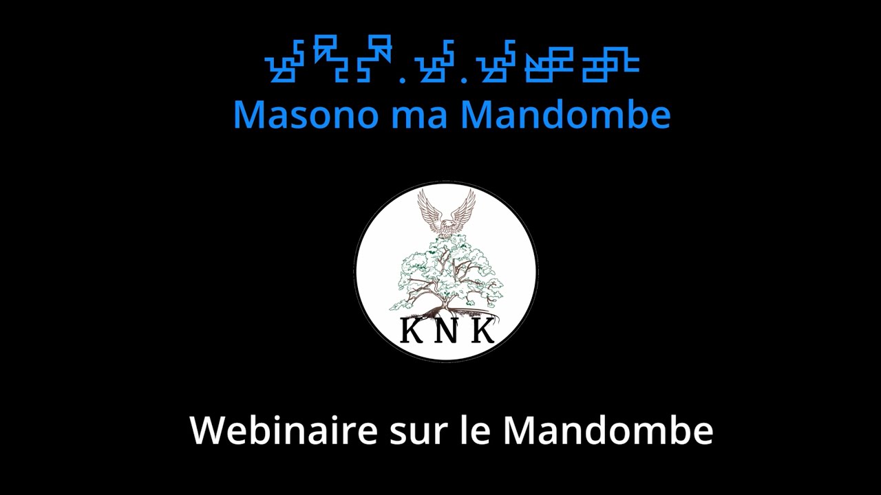 WEBINAIRE SUR L'ECRITURE MANDOMBE - YouTube