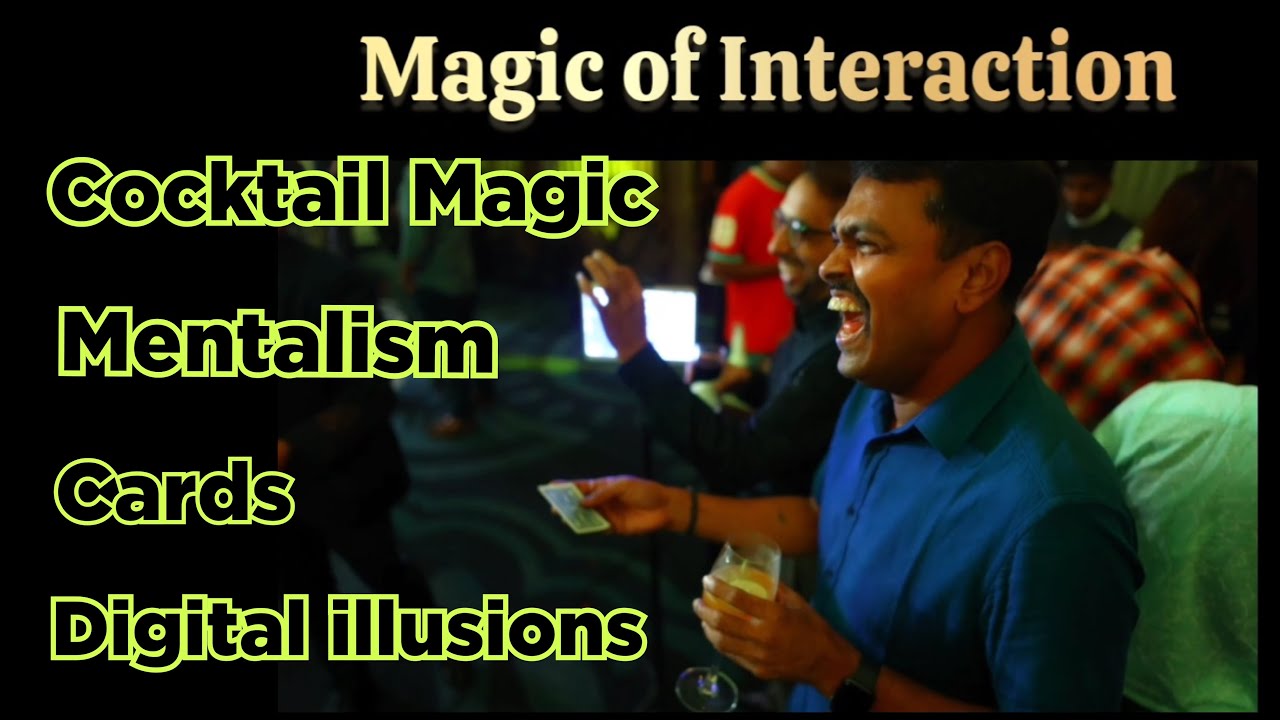 COCKTAIL MAGIC On the move ILLUSIONS Audience Loving the style of ...