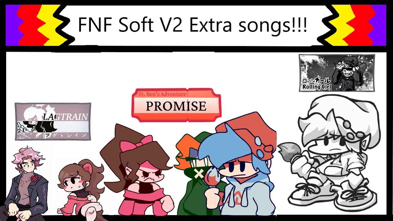 FNF soft V2 extra songs!!! // (FNF Mod/Hard) // Gatito Arcoiris YT ...