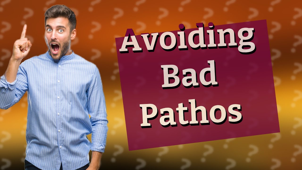 What is an example of a bad pathos? - YouTube