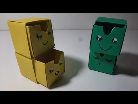 how to make a paper closet easy - YouTube